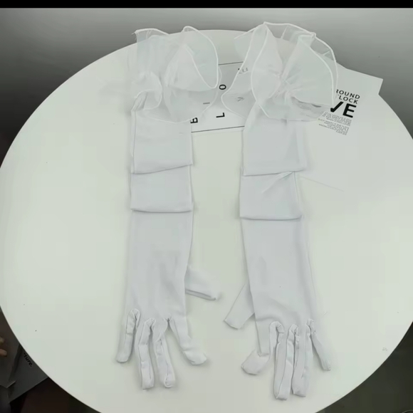Preppy Junction Bridal | Accessories | Elegant White Long Gloves | Poshmark